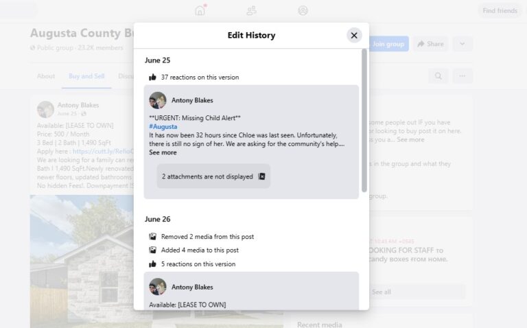 Chloe Grady Is No Longer Missing, But Scams Circulate False Information ...